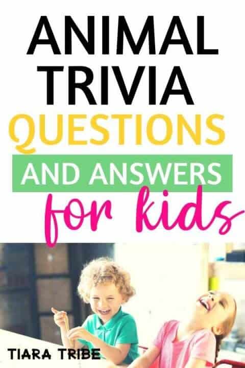 Best Animal Trivia Questions For Kids - Questions and Answers