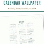 Free 2021 Desktop Calendar Wallpaper - Immediate Download | Tiara Tribe