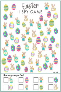 Easter I Spy Game - A Fun Easter Activity For Kids