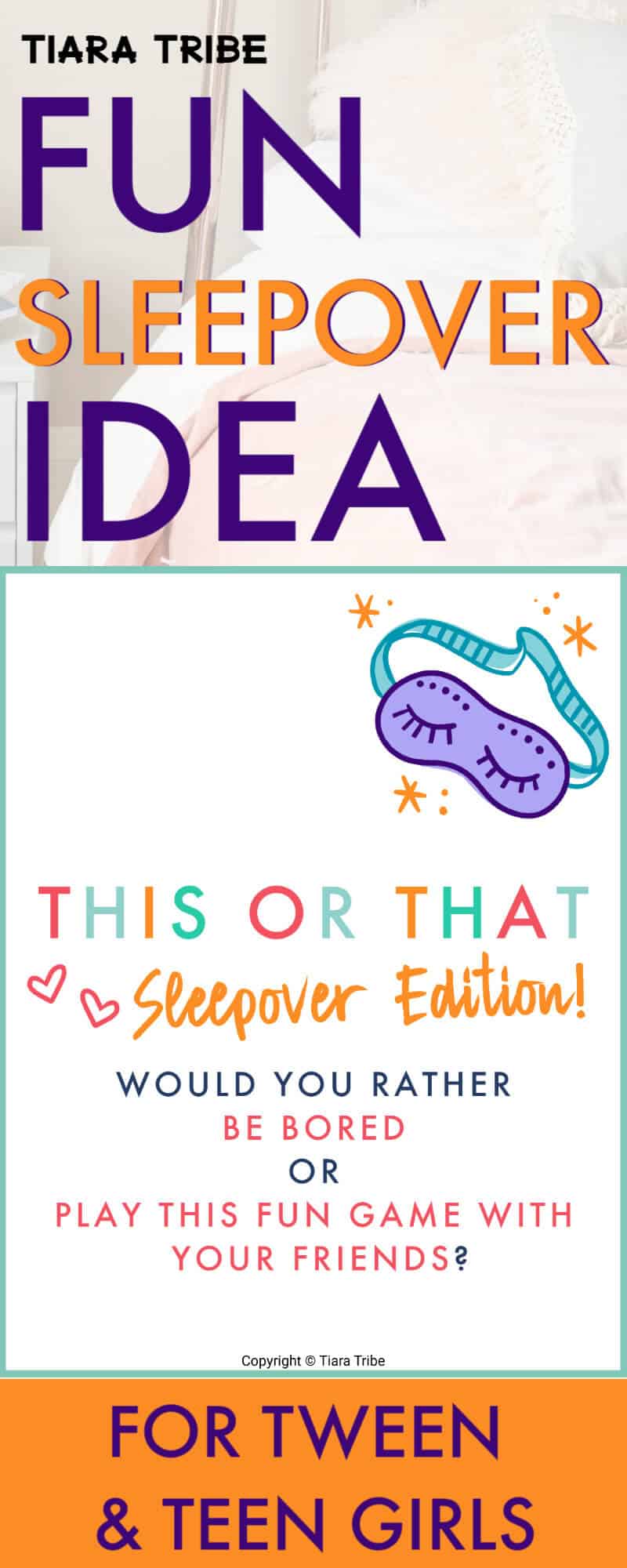 Fun Sleepover Game For Girls: This or That Questions