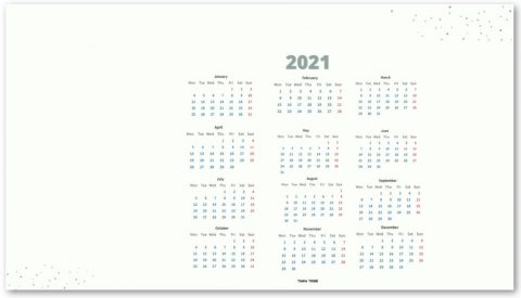 Free 2021 Desktop Calendar Wallpaper - Immediate Download - Tiara Tribe