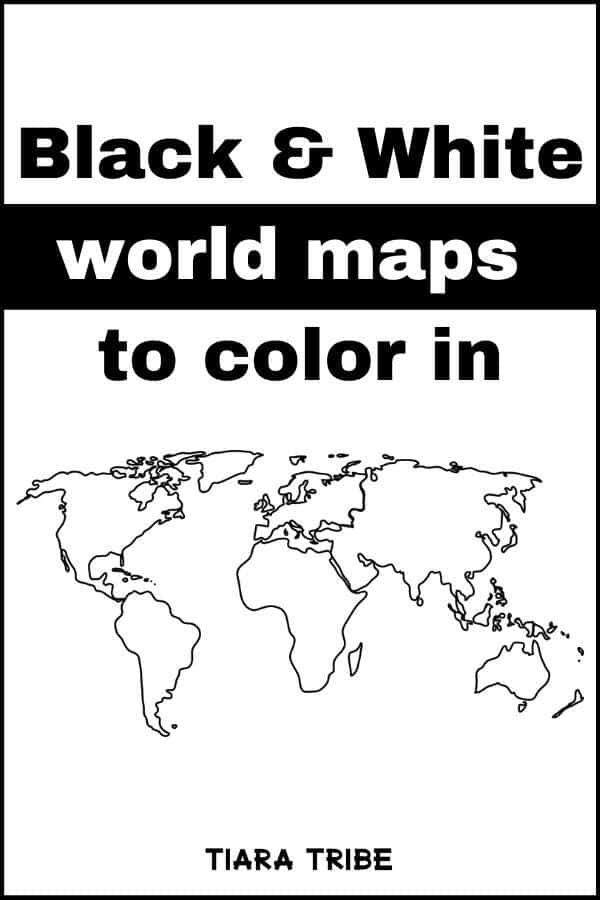 traceable world map printable